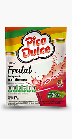 Lheritier | BEBIDA EN POLVO PICO DULCE SABOR FRUTAL